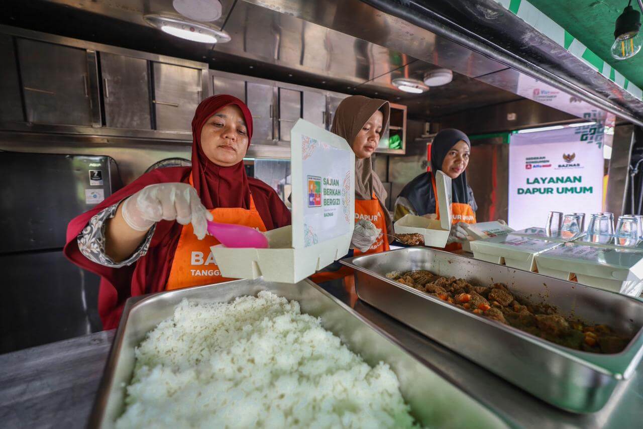 BAZNAS Terus Operasikan Dapur Umum di Palembayan Sumbar, Pasok Ribuan ...